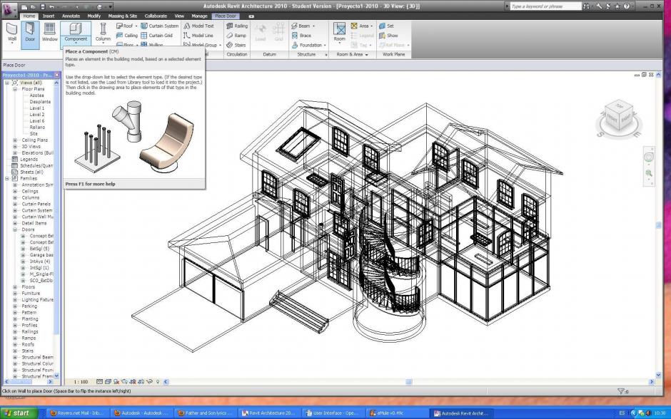 Habilitar Revit 2010 o Revit 2011 para utilizar la interfaz de Revit ...
